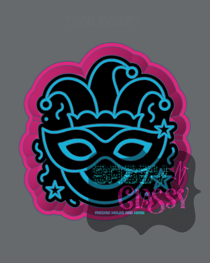 Mardi Gras Smiley Freshie Mold – Sassy N Classy Mini & Me